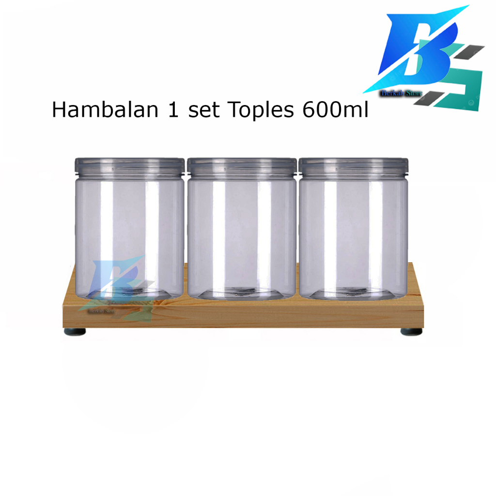 Jual Hambalan Tempat Bumbu Dapur dan Kue + Toples 500ml Tabung Silinder ...