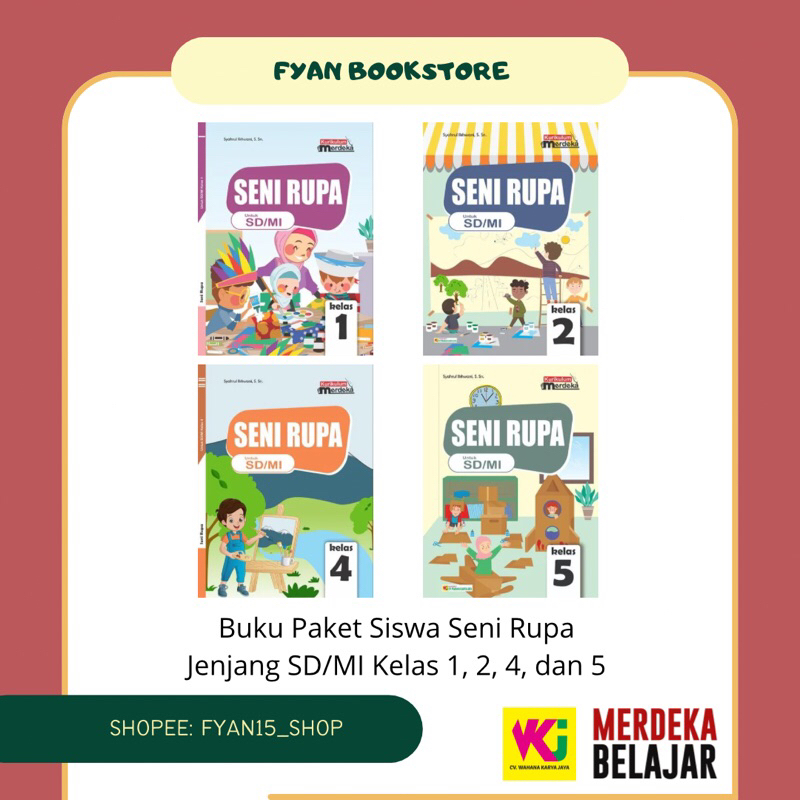Jual Fyan Book Store: Buku Paket Siswa Seni Rupa CV Wahana Karya Jaya untuk SD/MI Kelas 1 ...