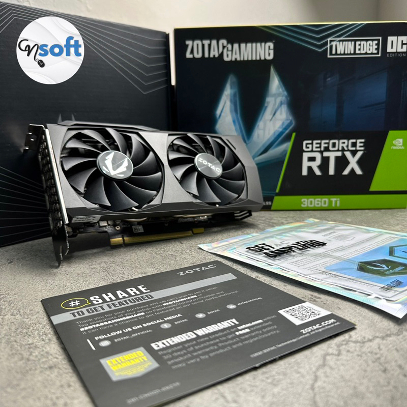 Jual RTX 3060TI Zotac Grnsi 2024 3060 TI Twin Edge not RX XT 6700 6600 ...