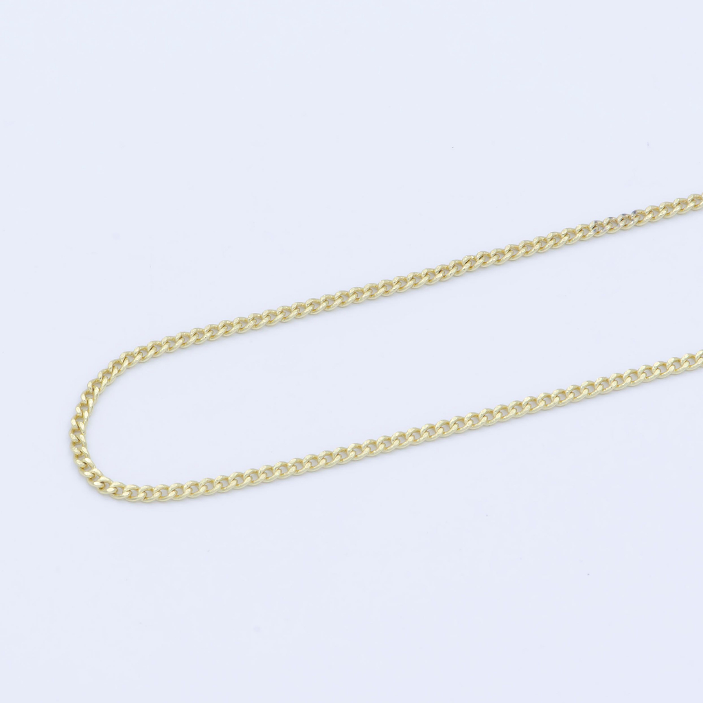 Jual Modan - Premium Gold Filled Cuban Curb Chain Daily Wear Necklace ...
