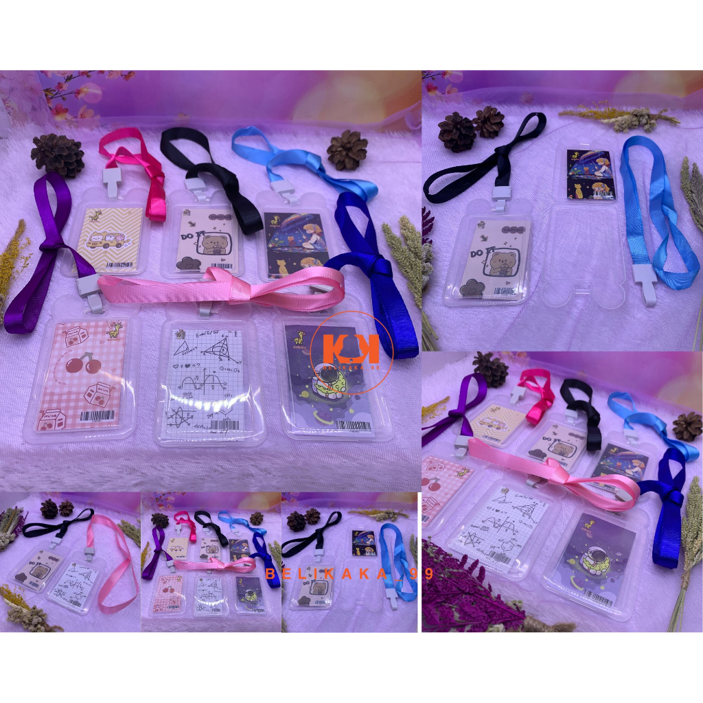 Jual TALI ID CARD NAME TAG PLASTIK BENING MICKEY / TALI ID CARD NAMA ...