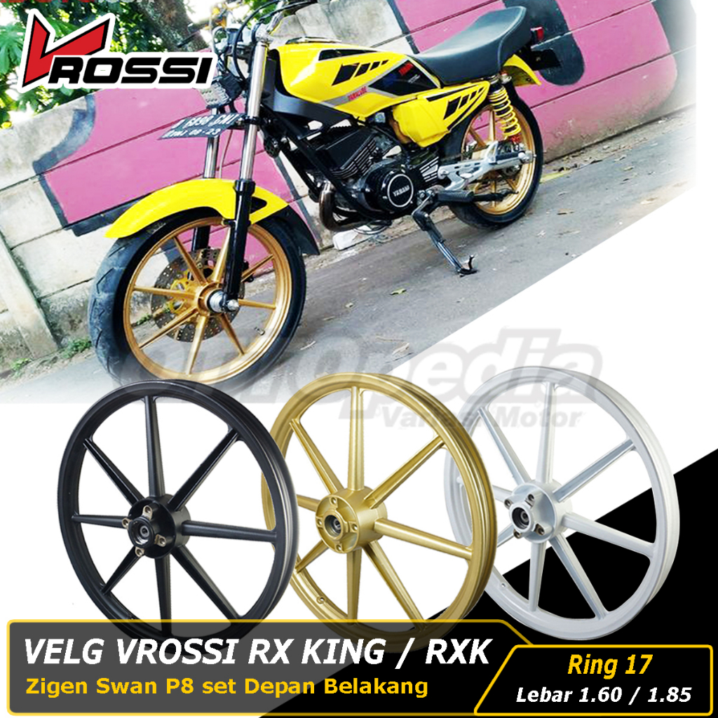 Jual Velg Racing Vrossi Venom Zigen Swan Pnp Yamaha RX King RXZ RXK ...