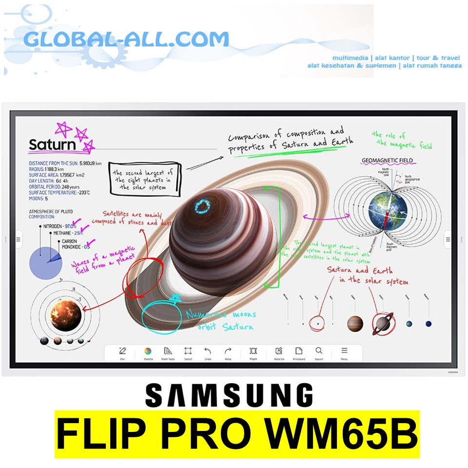 Jual SAMSUNG FLIP PRO WM65B - 65 INCH INTERAKTIF | Shopee Indonesia