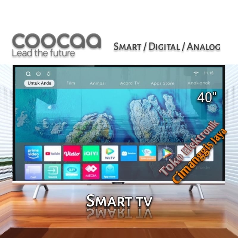 Jual Smart tv led Coocaa 40 inch 43 inch digital | Shopee Indonesia