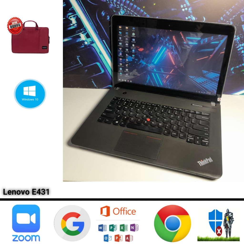 Jual Laptop Lenovo E431 Core i5 Gen 3 Ram 4GB SSD 128GB Touchscreen Full HD Grafis 4000 Windows ...