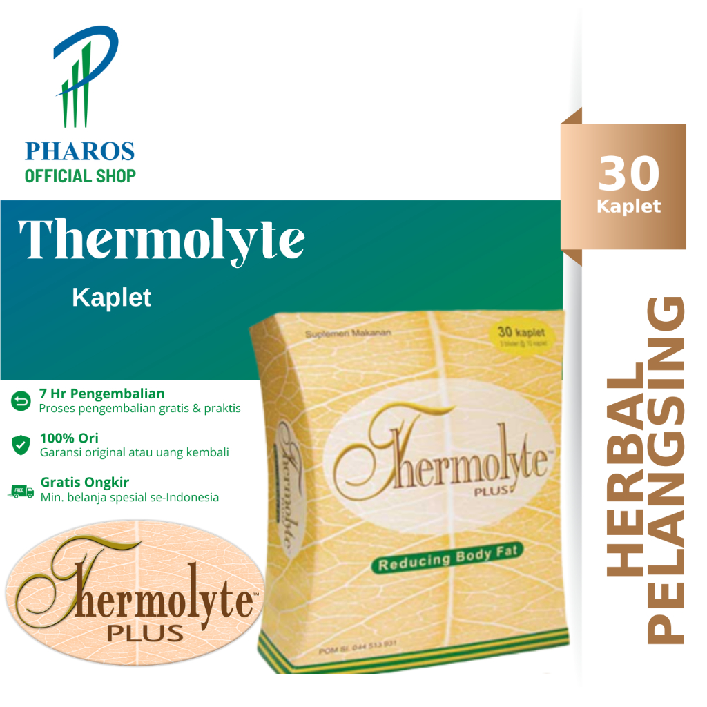 Jual Thermolyte Plus 10 / 30 / 60 kaplet - Suplemen Kesehatan | Shopee ...