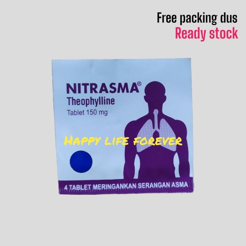 Jual Nitrasma - Meringankan dan Mengatasi Serangan Asma - isi 4 tablet ...