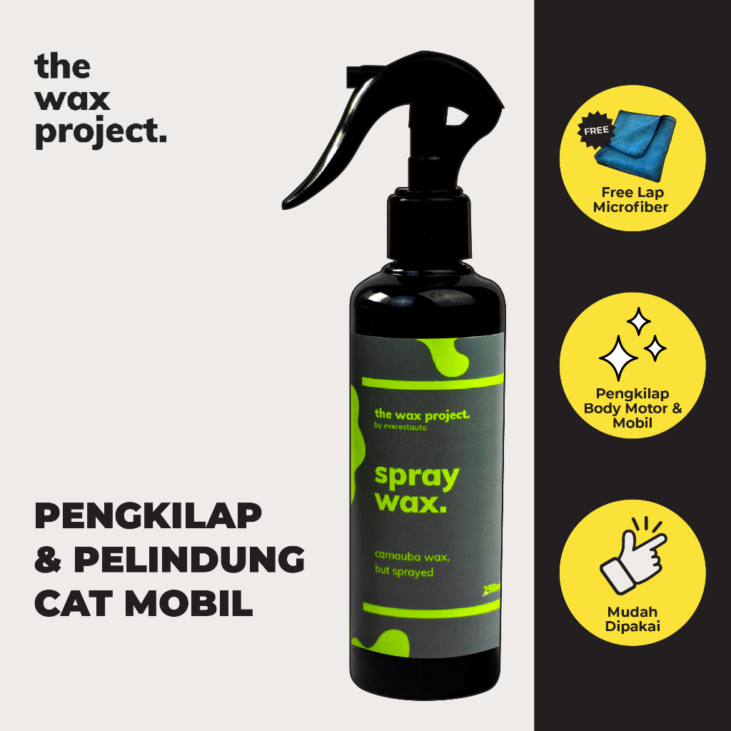 Jual TWP Spray Wax - Pengkilap Mobil Motor Pengkilat Body Kendaraan Wax ...