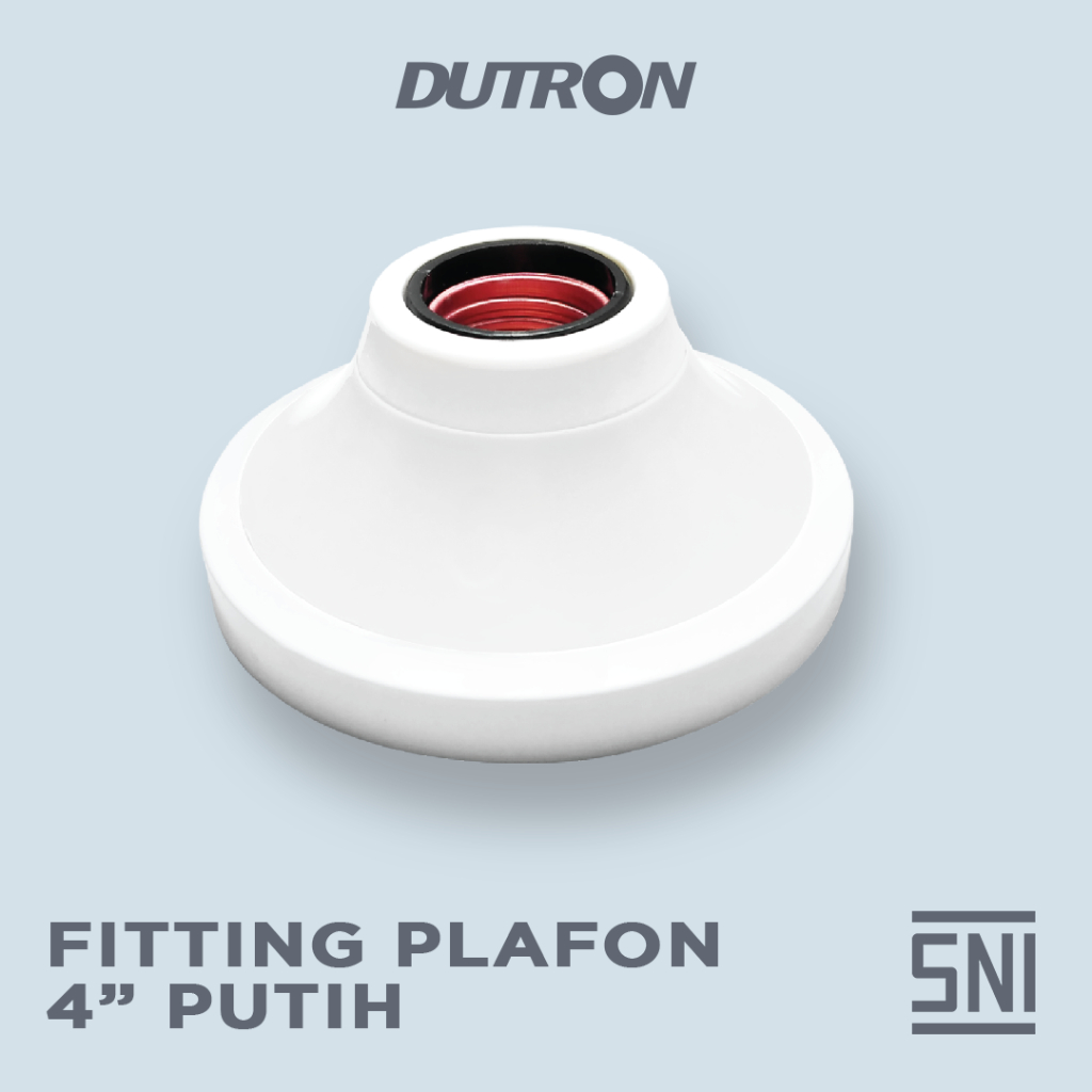 Jual DUTRON Fitting Plafon 4 inch Putih | Shopee Indonesia