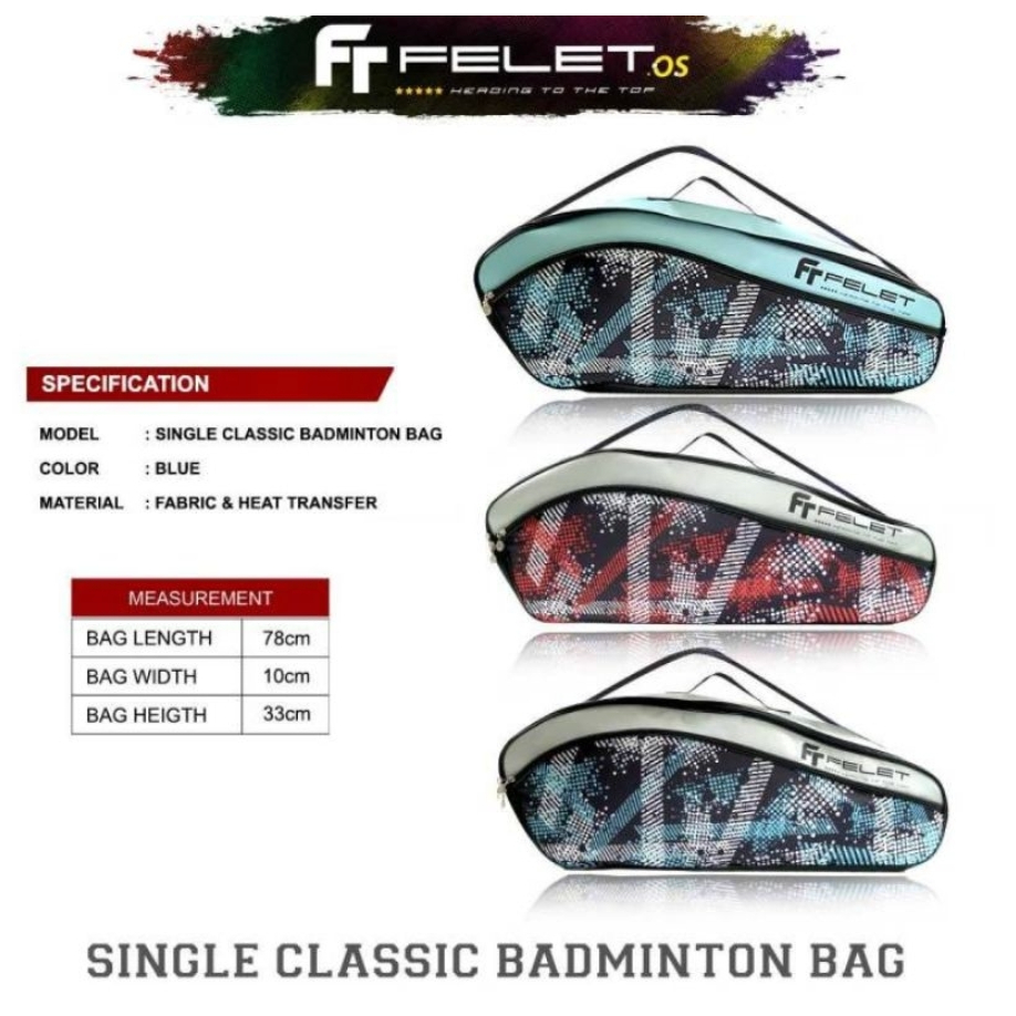 Jual Tas Badminton FELET CLASSIC SINGLE BAG Original | Shopee Indonesia