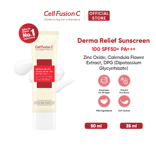 Jual CELL FUSION C - Derma Relief Sunscreen 100 SPF50+ PA++++ (Big 50ml ...