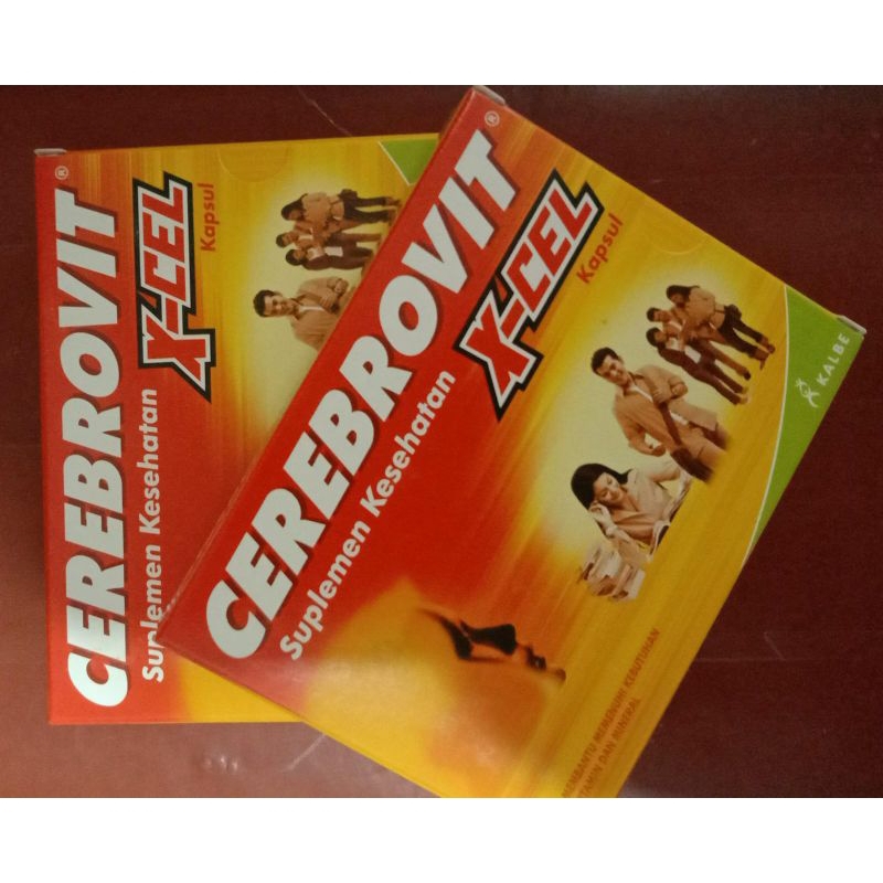 Jual Cerebrovit Xcel isi 10kapsul/Suplemen Kesehatan / vitamin nutrisi ...