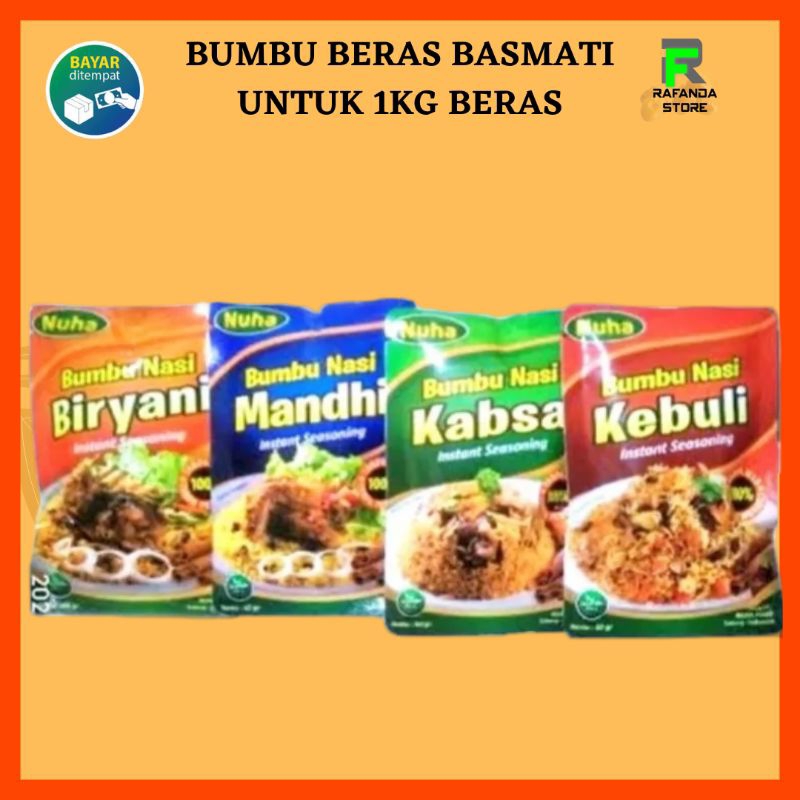 Jual Bumbu Beras Basmati Kebuli Biryani Kabsa Mandhi | Shopee Indonesia