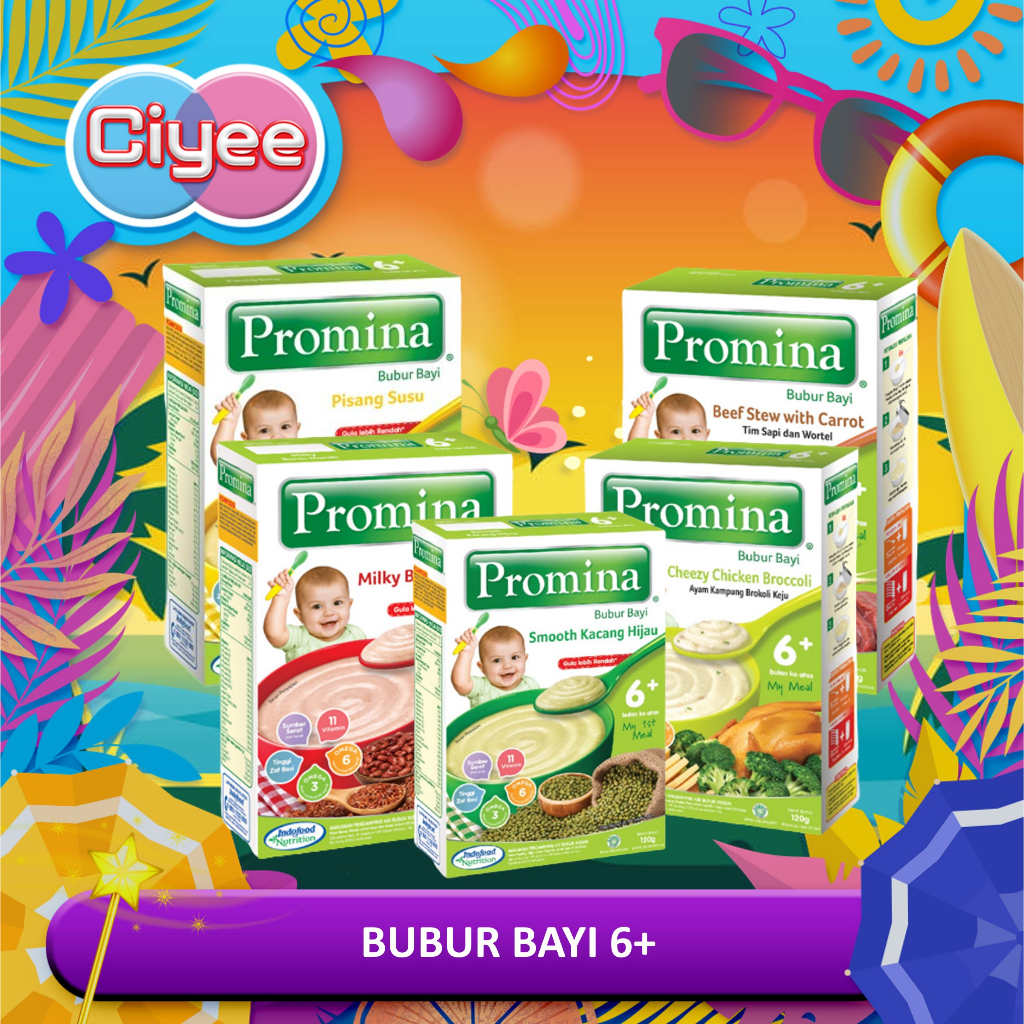 Jual PROMINA Bubur Bayi Usia 6+ Isi 120gr - Bubur Tim Bayi - Mpasi Bayi ...