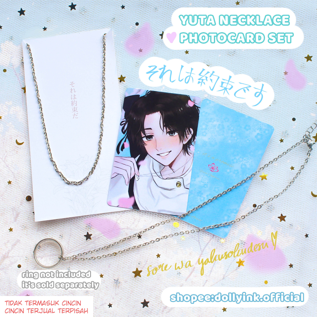 Jual [BACA DESKRIPSI]YUTA NECKLACE PHOTOCARD SET BY DOLLYINK.OFFICIAL ...