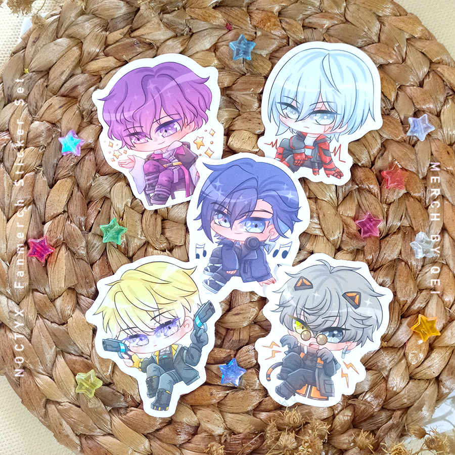 Jual STIKER V-TUBER Nijisanji Noctyx Sticker Fan Merchandise Merch by ...