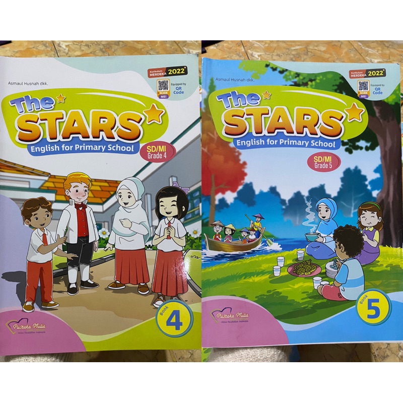 Jual PROMO Buku The STARS English For Primary School Kelas 1 2 3 4 5 SD Pustaka Mulia Kurikulum ...