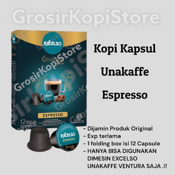 Jual Kopi kapsul Excelso Unakaffe- Unakaffe Espresso | Shopee Indonesia