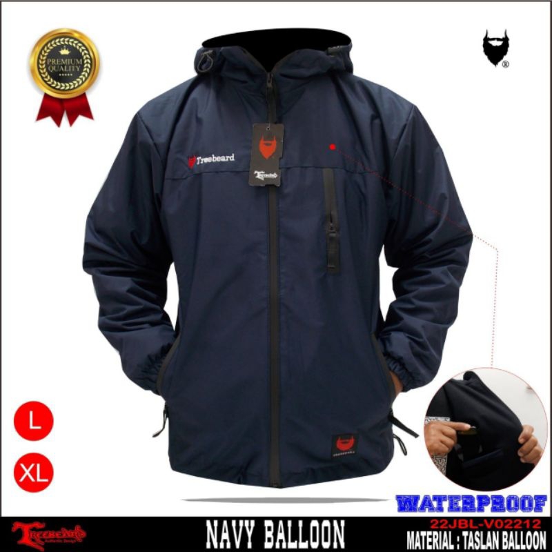 Jual Jaket Waterproof Ballon premium Treebeard jaket pria jaket wanita ...