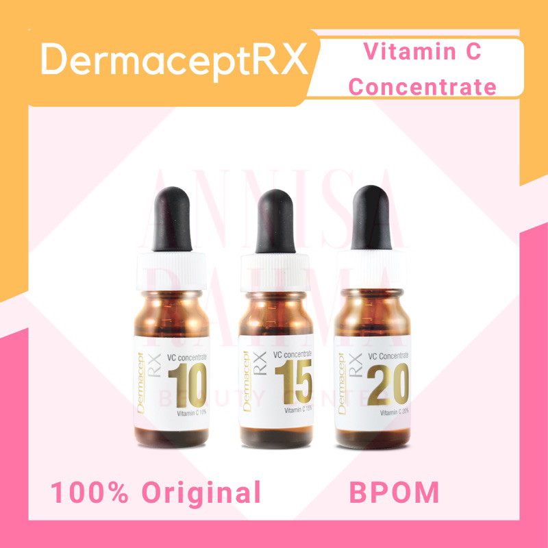 Jual DERMACEPT RX - Vitamin C Vit C 15% 10% 20% BPOM Original | Shopee ...