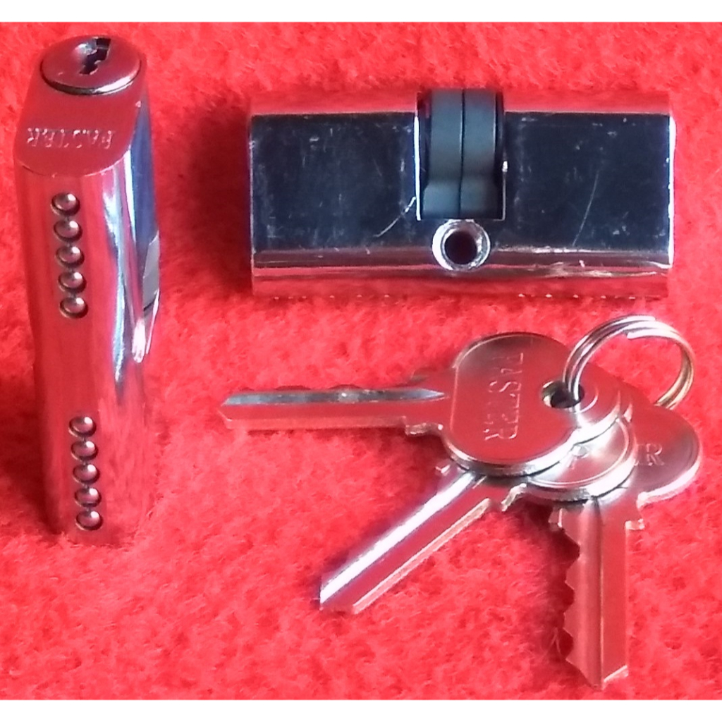 Jual SILINDER KUNCI PINTU ALUMINIUM / SILINDER KUNCI KACA FASTER ...