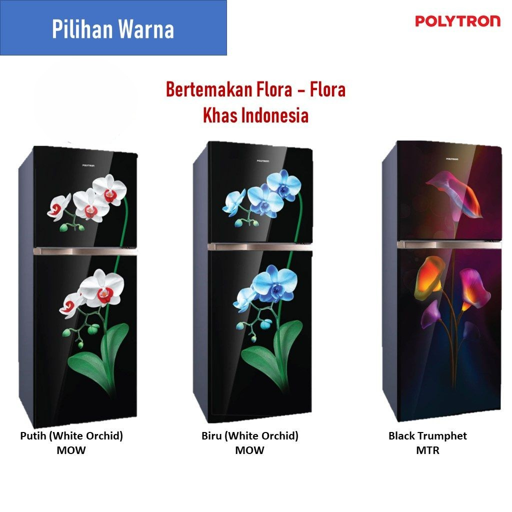 Jual Kulkas Polytron 2 Pintu Belleza Varia Jumbo 240 liter PRW 25 MOW ...