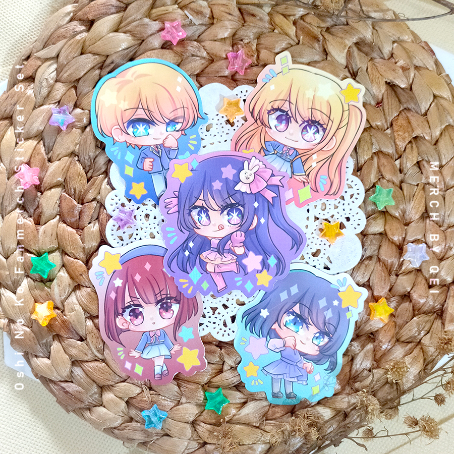 Jual Oshi no Ko Stiker Fan Merchandise Sticker Merch by Qei: AQUA ...