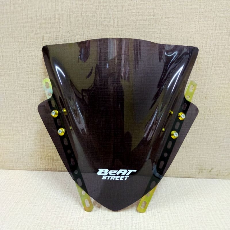 Jual Visor honda beat streat poloas visor beat street - windshield ...