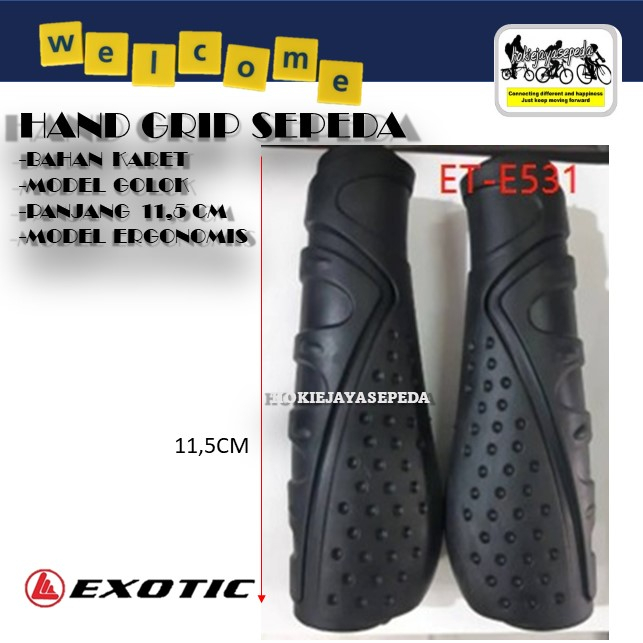 Jual HAND GRIP HAN PAD PEGANGAN SEPEDA BMX / FIXIE / MTB MODEL ...