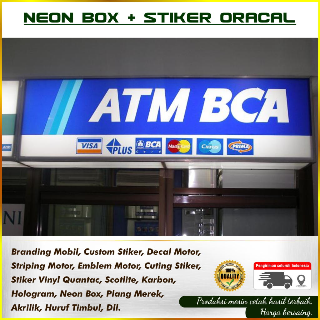 Jual Sticker Neon Box, Sticker Masjid, Sticker Kantor, Stiker Kampus ...