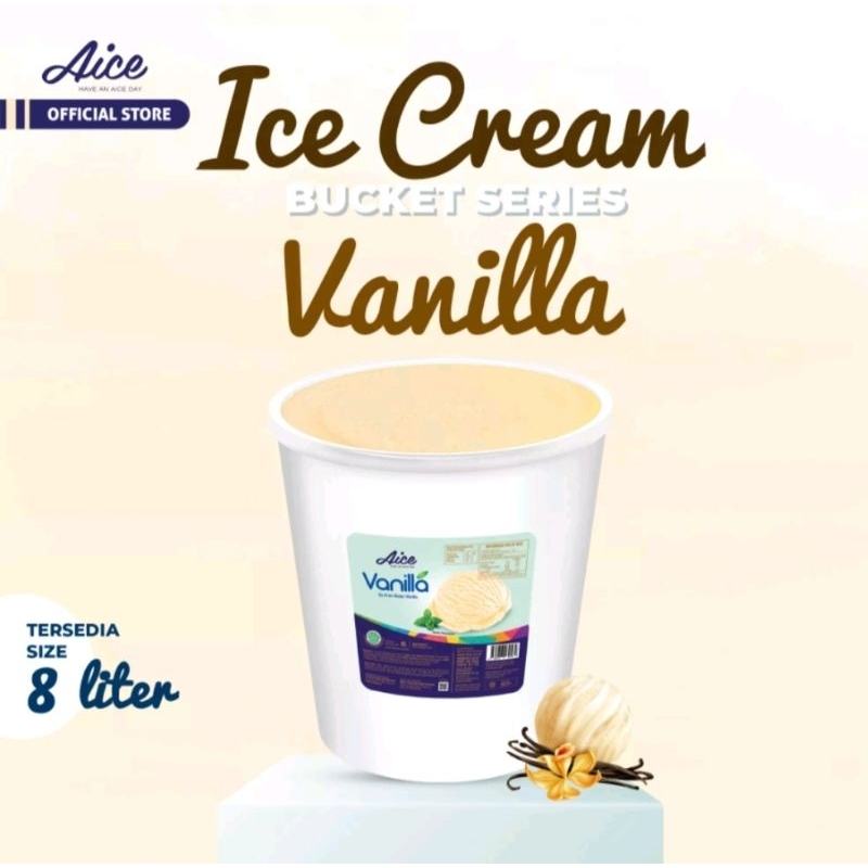 Jual ICE CREAM AICE Vanilla 8 Liter | Shopee Indonesia