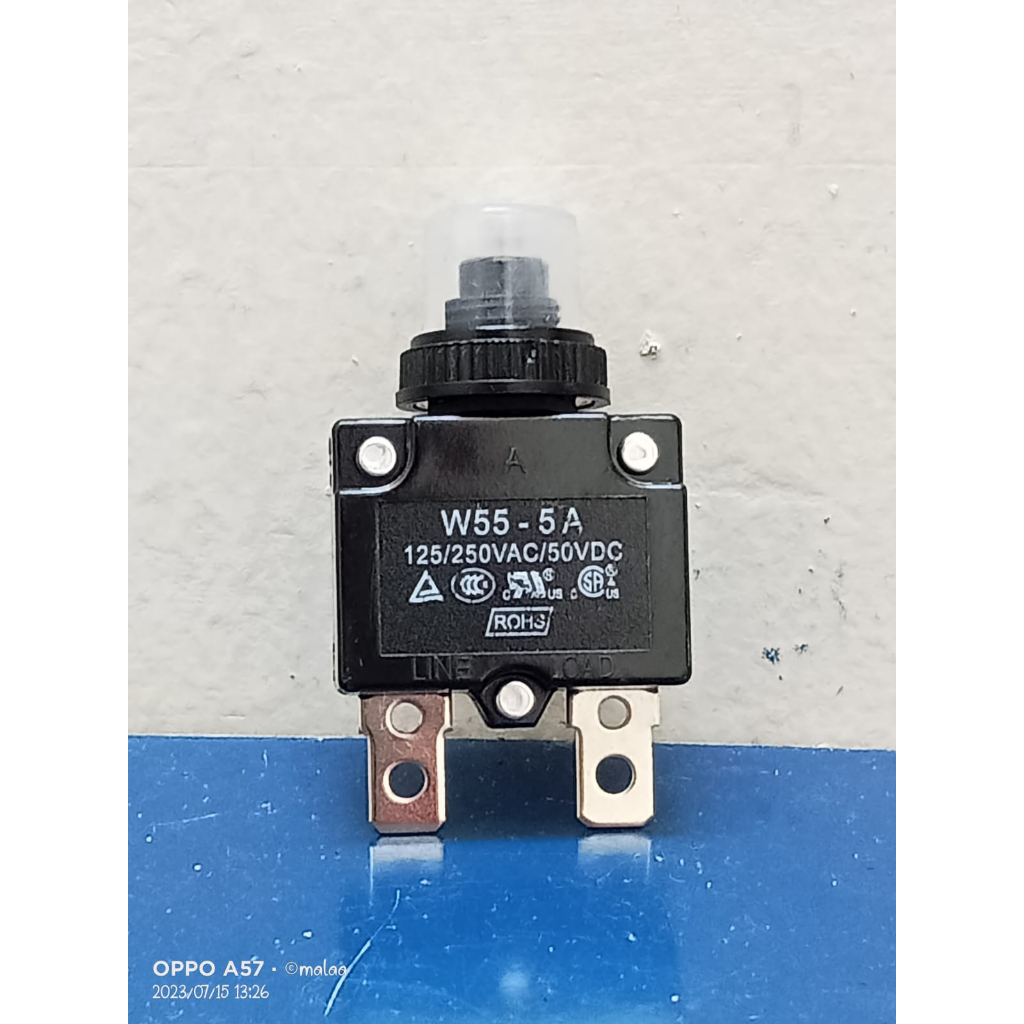 Jual overload pompa air satelit (protector switch / circuit breaker) 5A ...