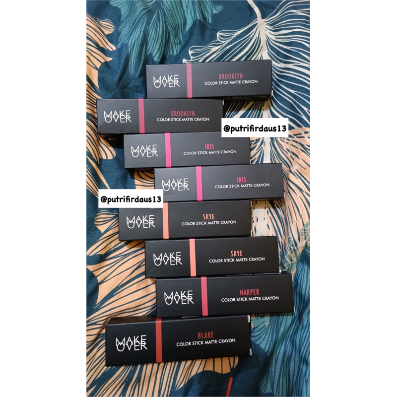 Jual [TERMURAH BISA GOJEK GRAB] Make Over Color Stick Matte Crayon ...