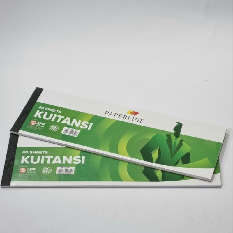 Jual BUKU KUITANSI / KWITANSI PAPERLINE KECIL / PPL KT 40 T (12PCS) | Shopee Indonesia