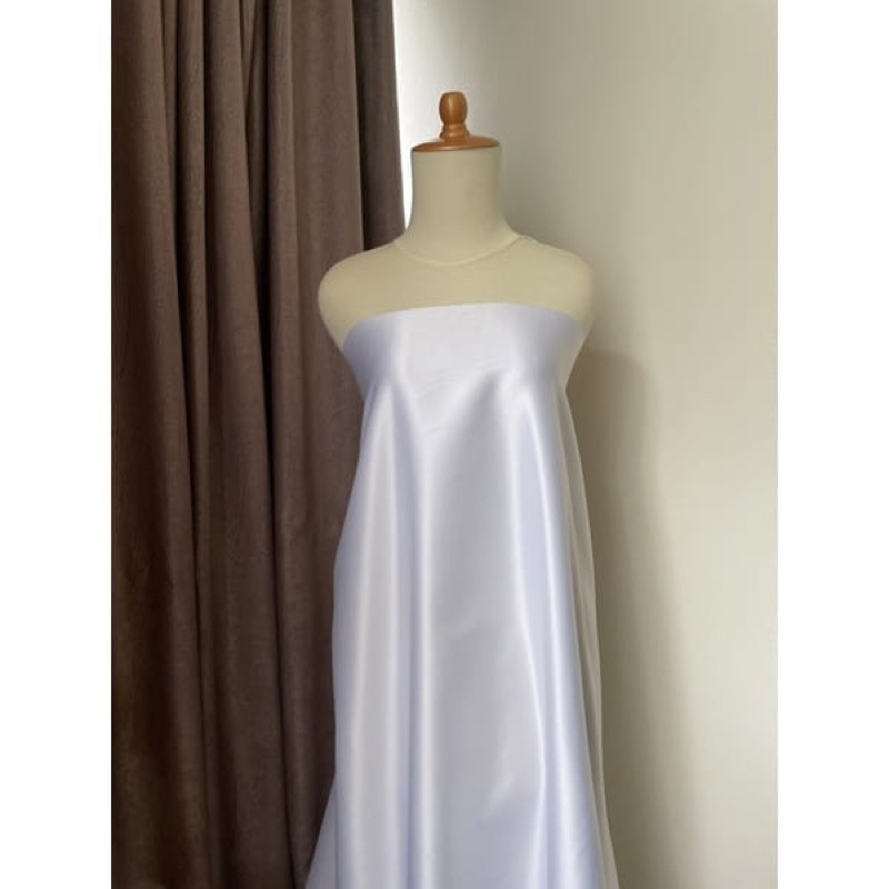 Jual Bahan Kain Satin Velvet Premium Meteran Murah Mewah Furing Kebaya ...