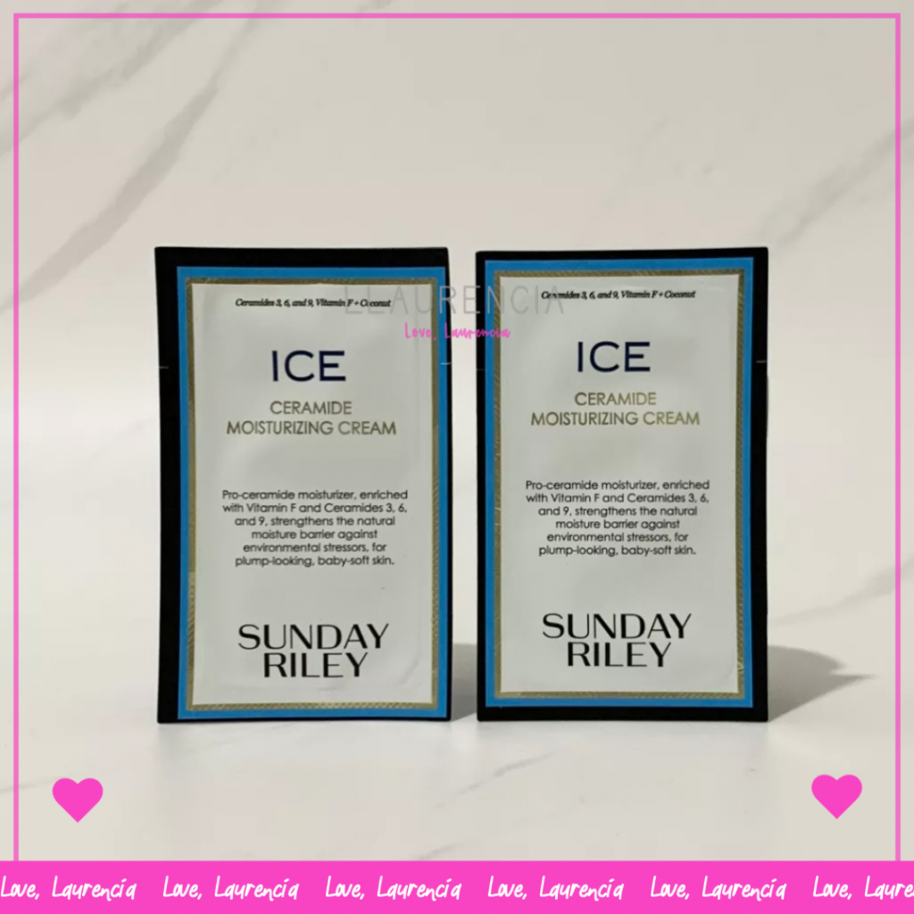 Jual SUNDAY RILEY ICE Ceramide Moisturizing Cream SAMPLE / MOISTURIZER ...