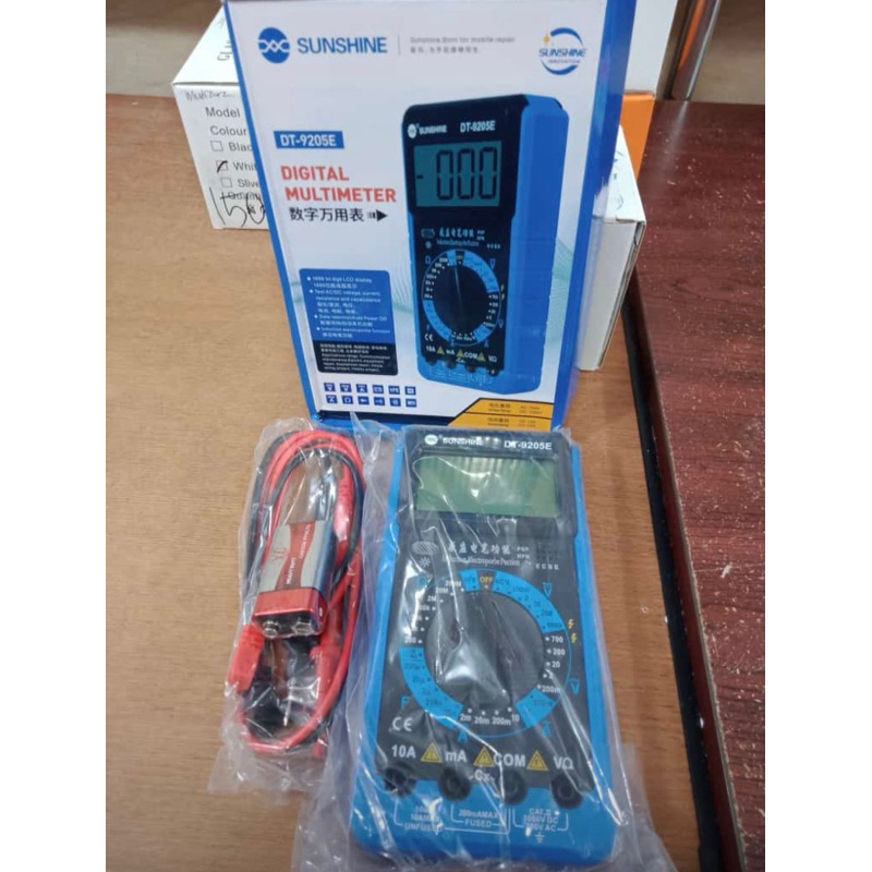 Jual TOOLS MULTITESTER DIGITAL SUNSHINE DT-9205E (BIG) | Shopee Indonesia