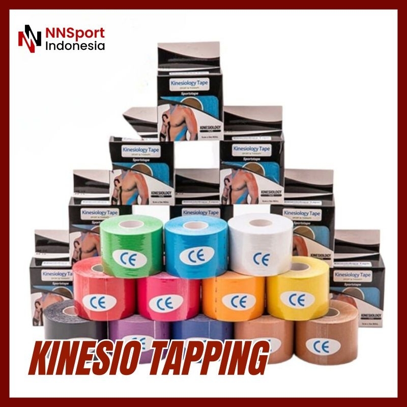 Jual Kinesio Tape / Kinesiology Tape 5cm x 5m Roll / Tapping Sport and Therapy Termurah | Shopee ...