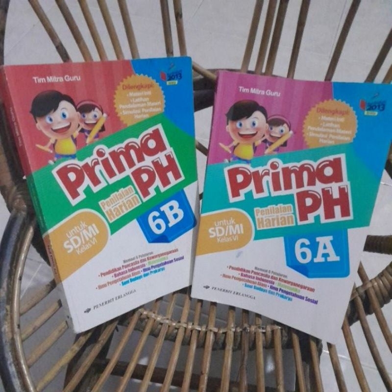 Jual buku prima PH UNTUK SD KELAS 1a,1b,5b,6A&6B PENERBIT ERLANGGA | Shopee Indonesia