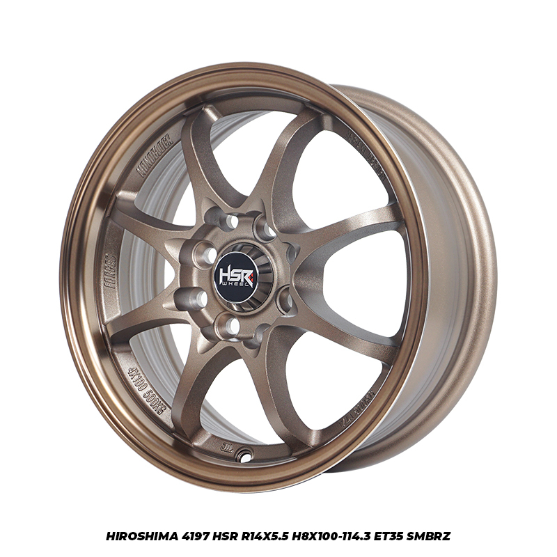 Jual Velg Racing HSR Ring 14 Model Hiroshima Cocok Untuk Mobil Avanza Jazz Calya Brio DLL ...