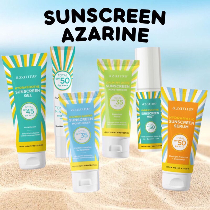 Jual READY AZARINE SUNSCREEN ️HYDRASHOOTHE SUNSCREEN GEL SPF45 PA ...