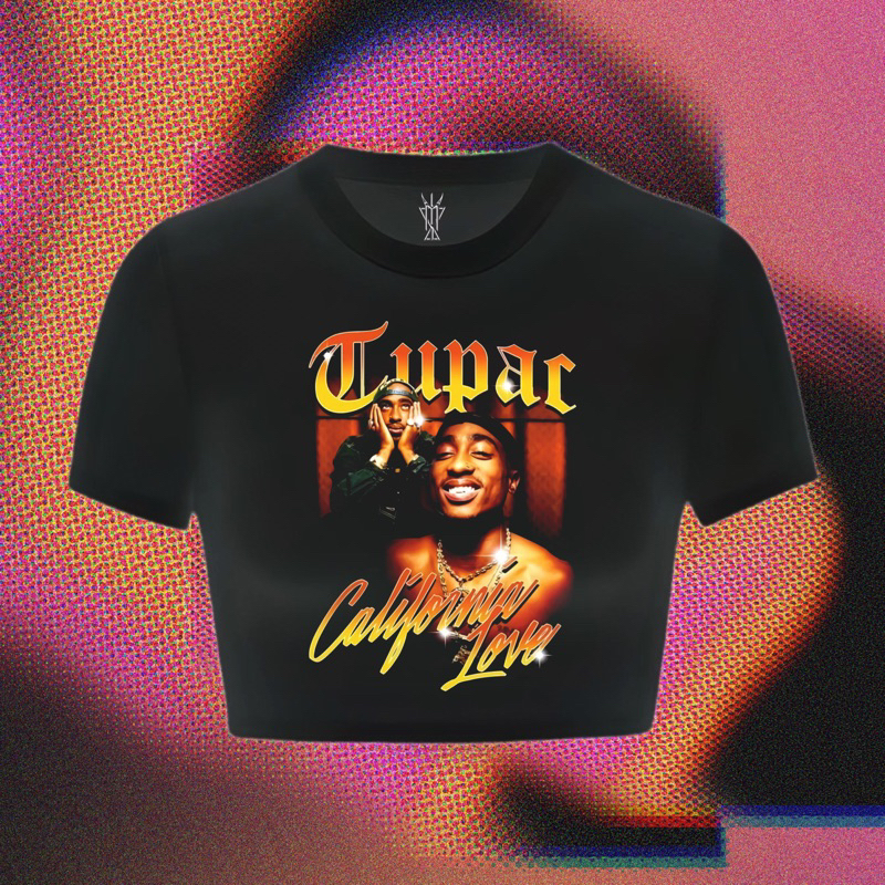 Jual Crop Top Tanktop Tupac California Love | Tank Top Croptop Tupac ...