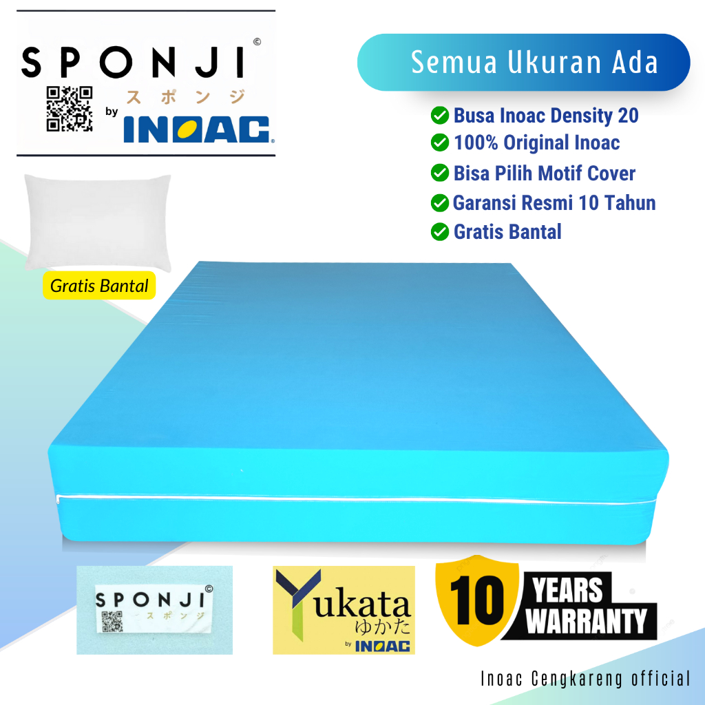 Jual Inoac Sponji Kasur Busa D23 Original Densitas 23 Garansi 10 Tahun ...