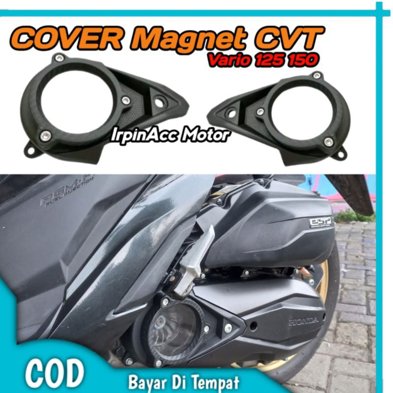 Jual Cvt Trasparan Vario 125 150 Cover CVT Trasparan Magnet Vario 125 ...