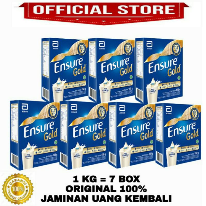 Jual SUSU ENSURE 150GR 150 GR RASA VANILA ABBOTT 400GR 400 GR DEWASA ...