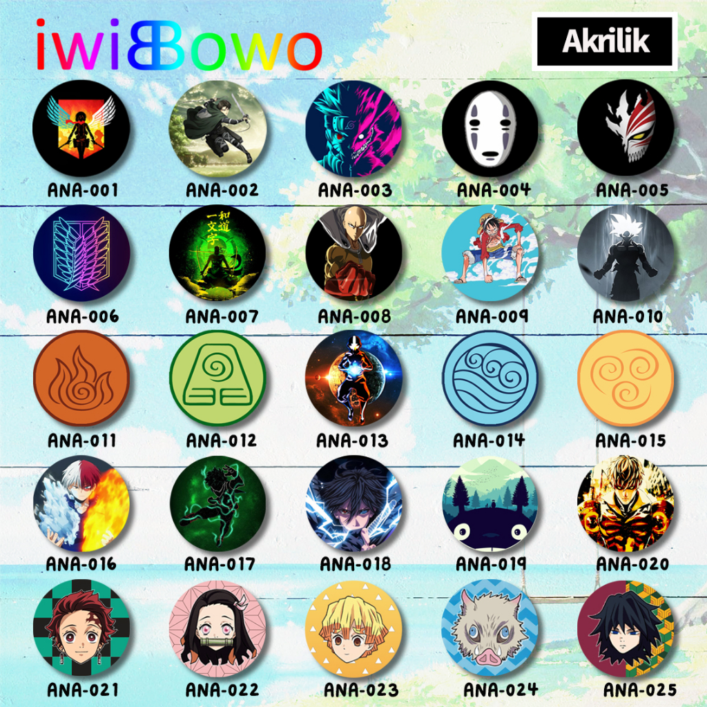 Jual Griptok Pop socket [Akrilik] Anime | Shopee Indonesia