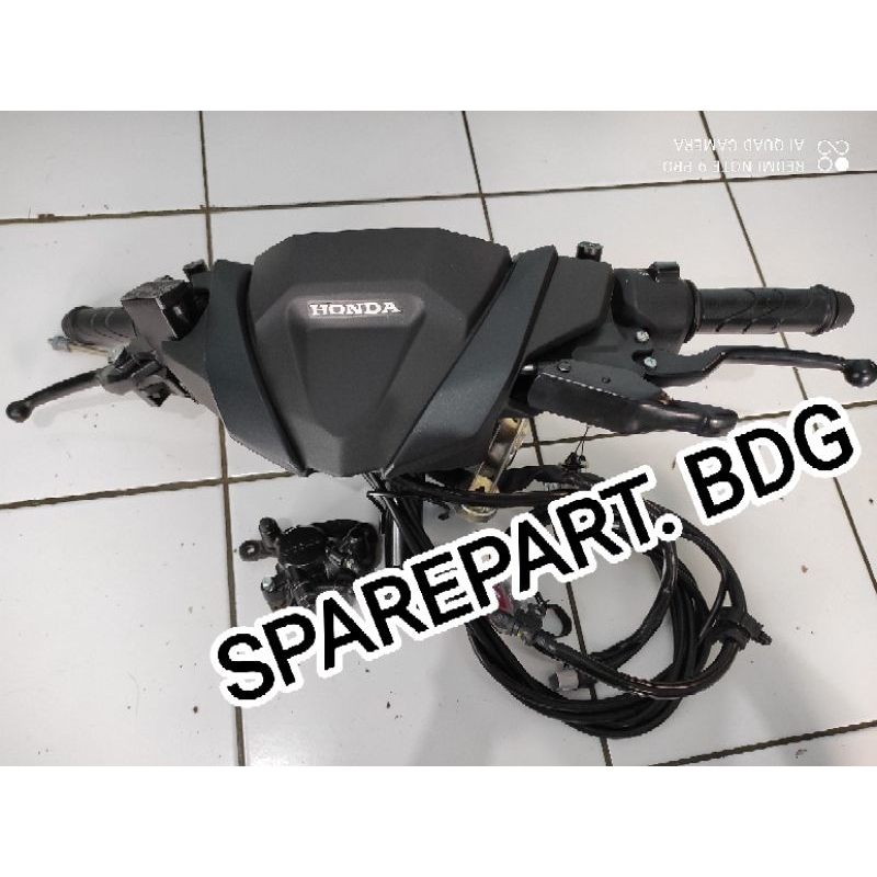 Jual Stang setir fulshet vario new 160 stang stir stang kemudi fulset original honda vario 160 ...