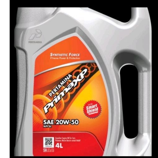 Jual Oli mesin Pertamina Prima Xp 20W50 Galon 4 L Original Resmi ...