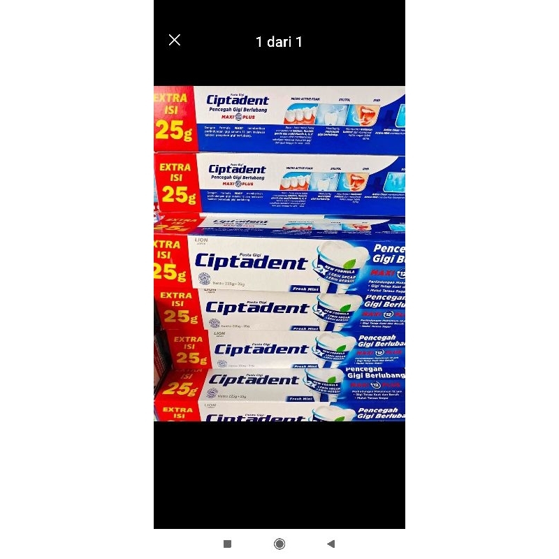 Jual ciptadent 225+25g | Shopee Indonesia