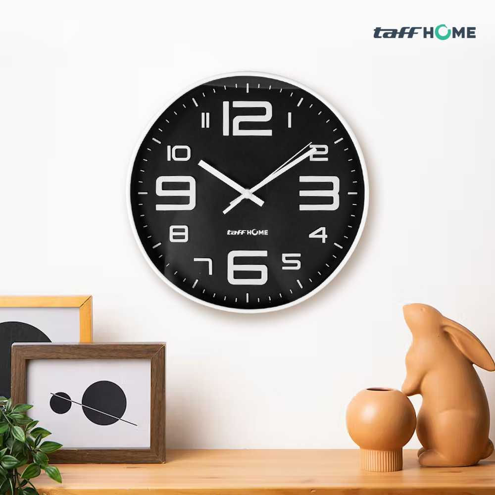 Jual TaffHOME Jam Dinding Bulat Quartz Creative Design Modern - H6588 ...
